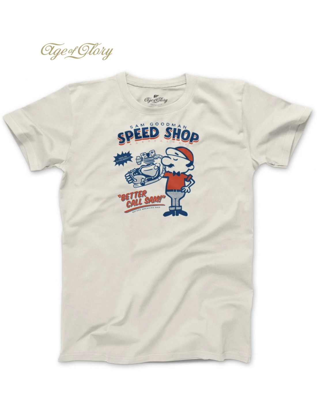 Tshirt Goodman Tee Ecru - AGE OF GLORY